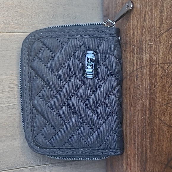 lug | Bags | Nwt Lug Wallet Black Rfid Security Mini Handspring Zip Bi ...